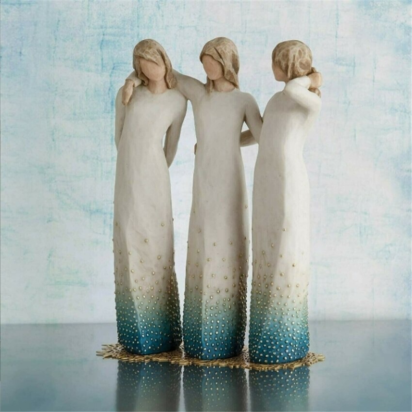 Sisters statues hand-painted figure – Dropshipping Winning Products