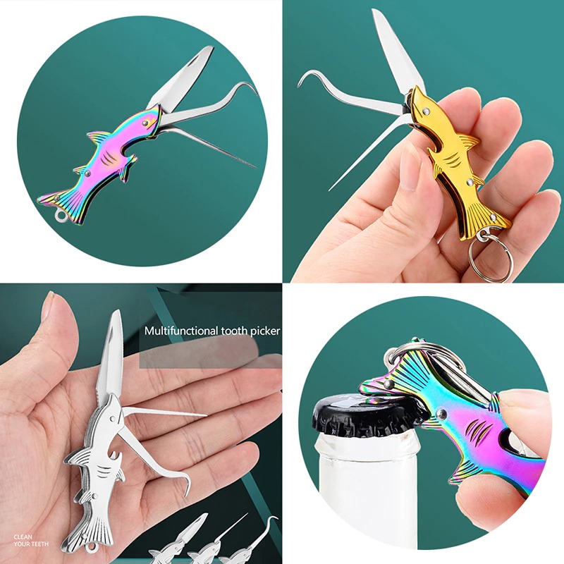 Multifunctional shark folding keychain – Dropshipping Winning Products
