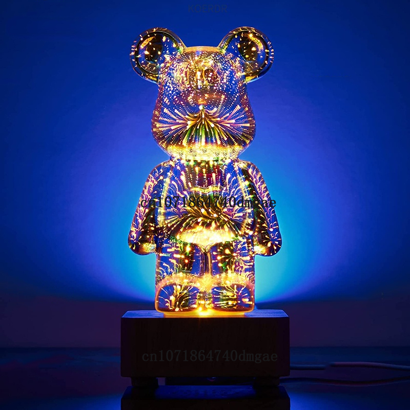 3D Bear Firework Glass Lamp – Dropshipping Winning Products