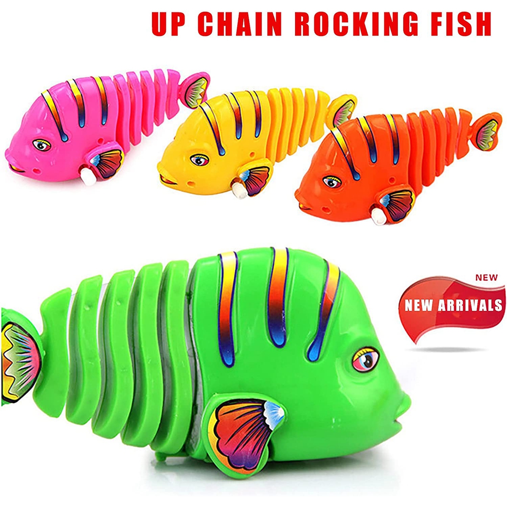 Plastic Wind-Up Wiggle Fish Toys – Dropshipping Winning Products