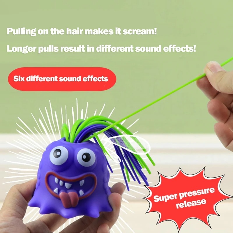 Funny Hair-Pulling Screaming Monster Toy – Dropshipping Winning Products