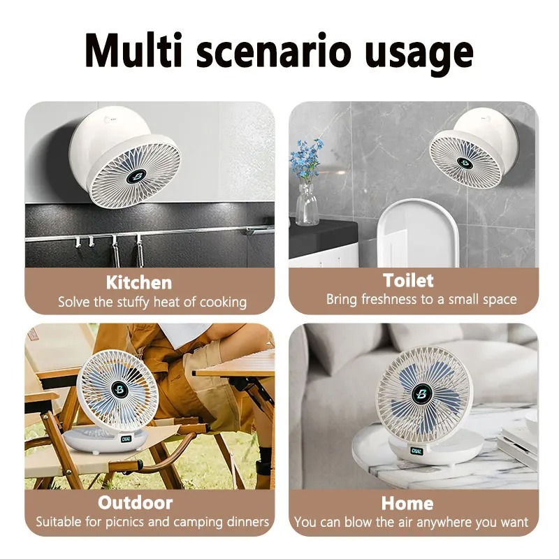 Wall Mounted Portable Mini Fan – Dropshipping Winning Products